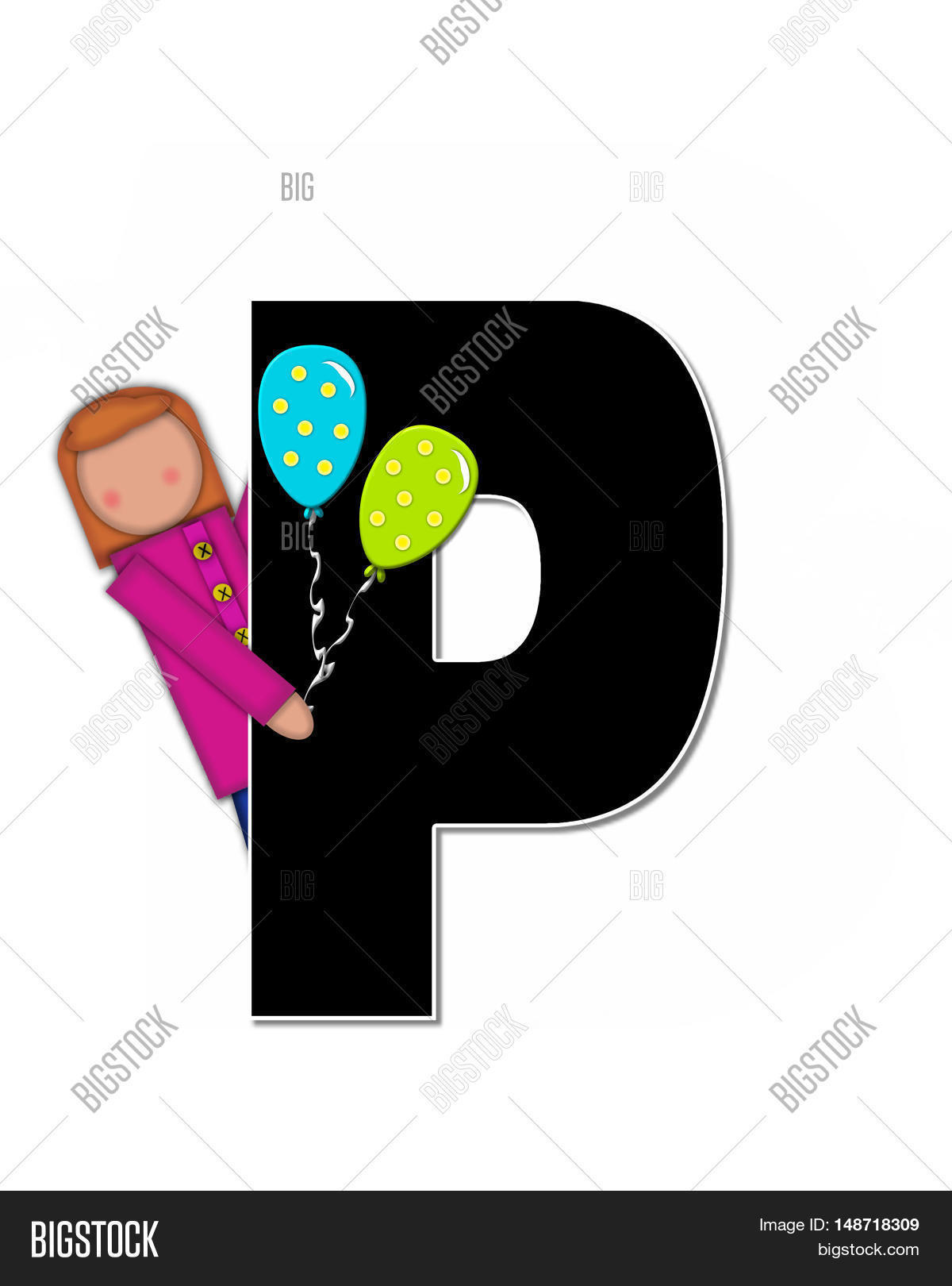 Letter P Alphabet Set Image & Photo (Free Trial) | Bigstock