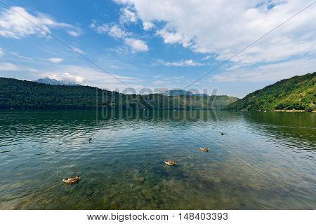 Lago Di Levico (Levico Image & Photo (Free Trial) | Bigstock