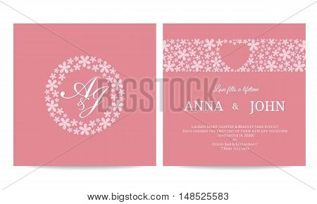 Wedding Card - Name Vector & Photo (Free Trial) | Bigstock