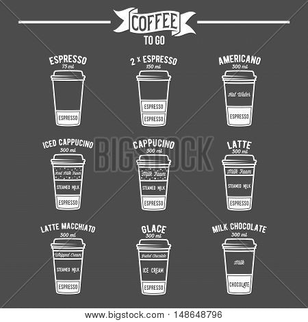 Coffee Go Menu. Vector & Photo (Free Trial) | Bigstock