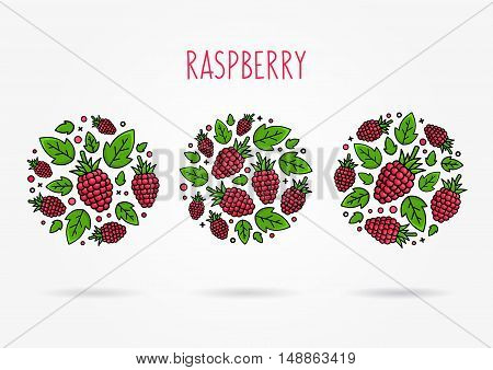 Raspberry Line Art Vector & Photo (Free Trial) | Bigstock