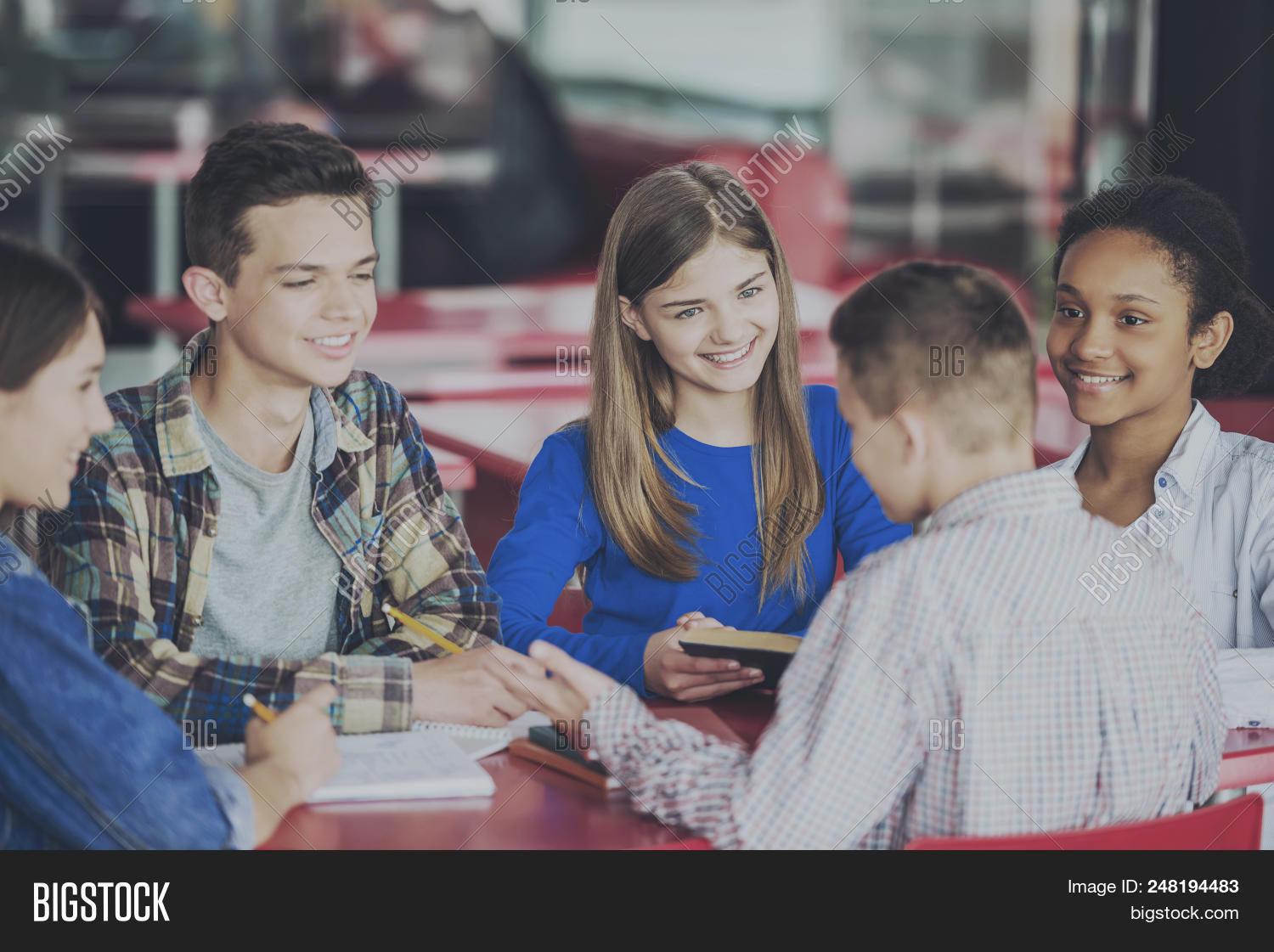 Group Teenagers Image & Photo (Free Trial) | Bigstock