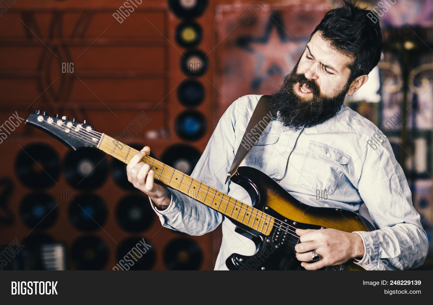 Musician Beard Play Image & Photo (Free Trial) | Bigstock