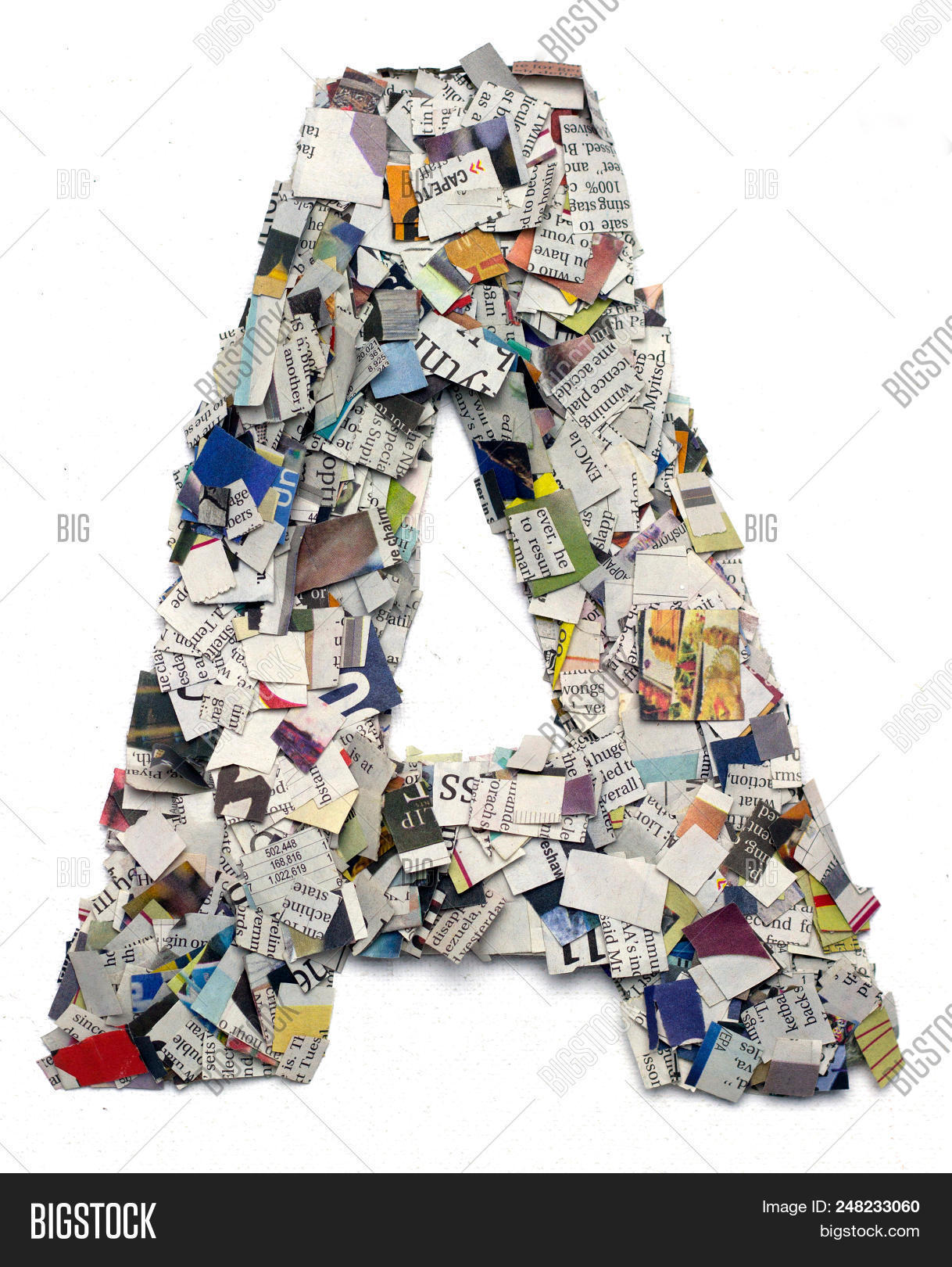 Letters Made Newspaper Image & Photo (Free Trial) | Bigstock