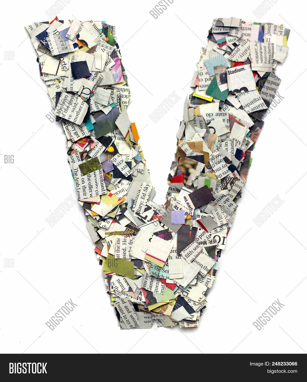 Letters Made Newspaper Image & Photo (Free Trial) | Bigstock