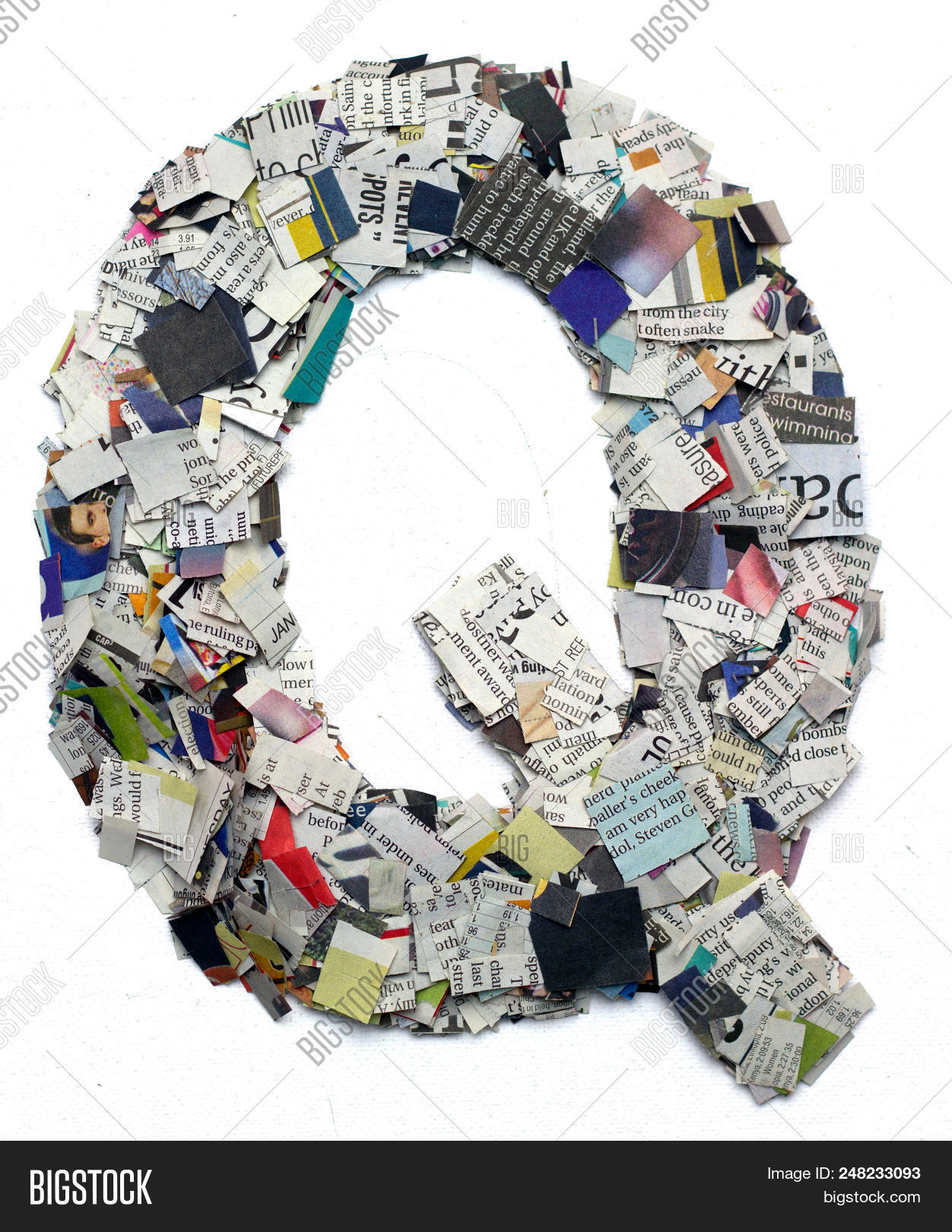 Letters Made Newspaper Image & Photo (Free Trial) | Bigstock