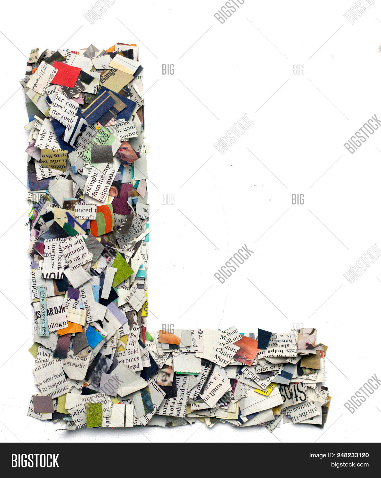Letters Made Newspaper Image & Photo (Free Trial) | Bigstock