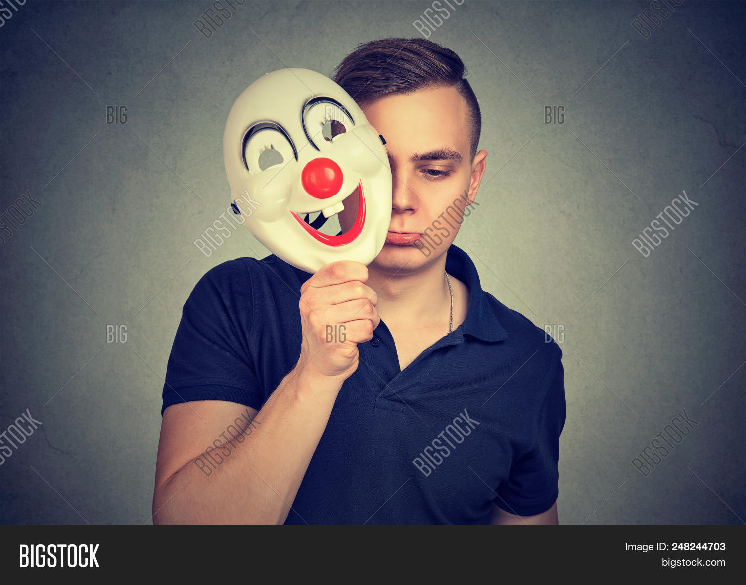 Depressed Person Face