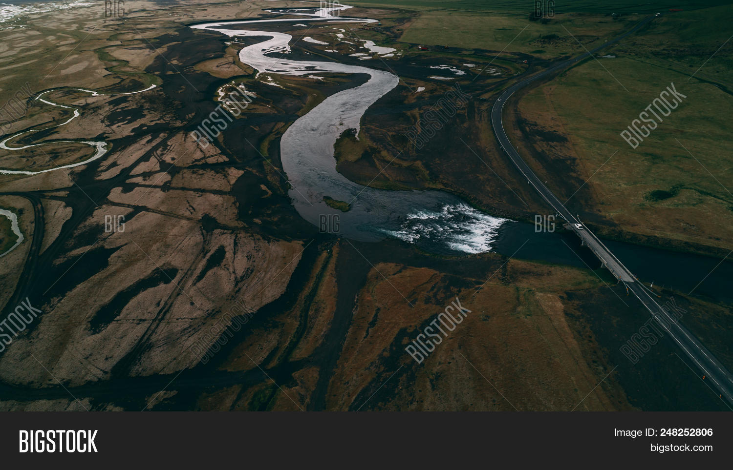 Aerial View River Image & Photo (Free Trial) | Bigstock