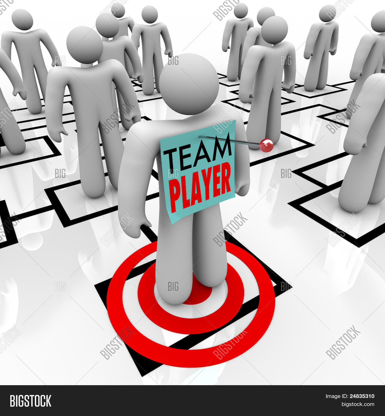 Worker Marked Team Image & Photo (Free Trial) | Bigstock