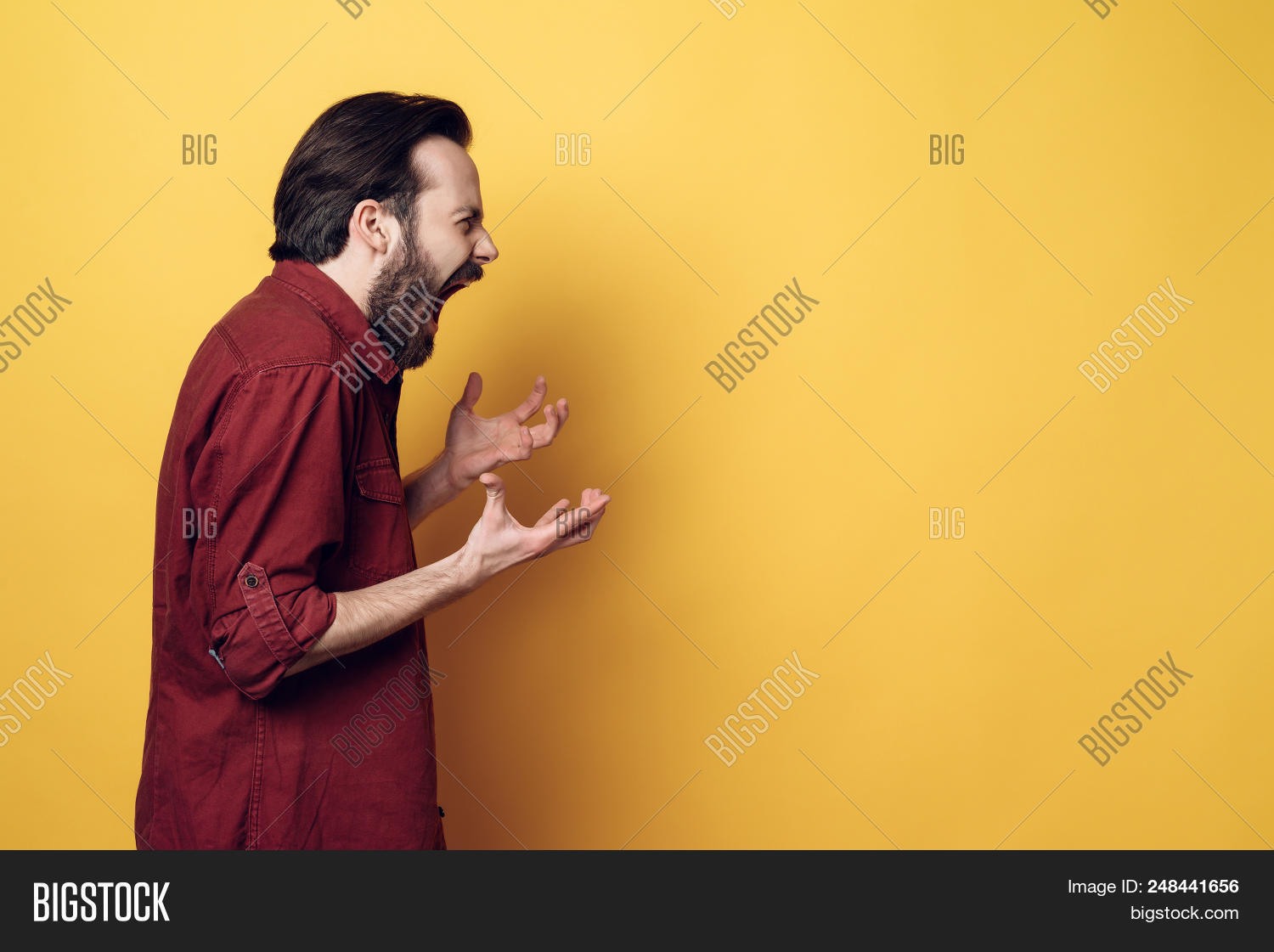 Portrait Screaming Image & Photo (Free Trial) | Bigstock