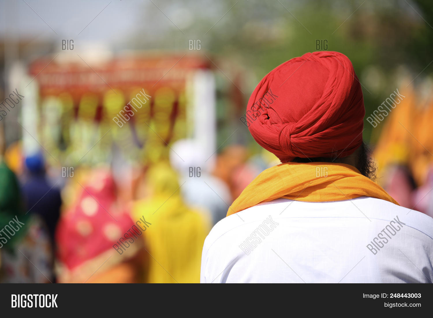 Sikh Man Red Turban Image & Photo (Free Trial) | Bigstock