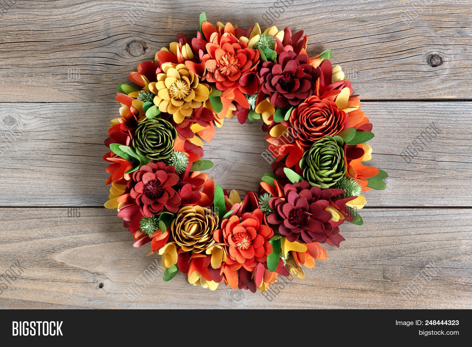 Colorful Wreath Made Image & Photo (Free Trial) | Bigstock