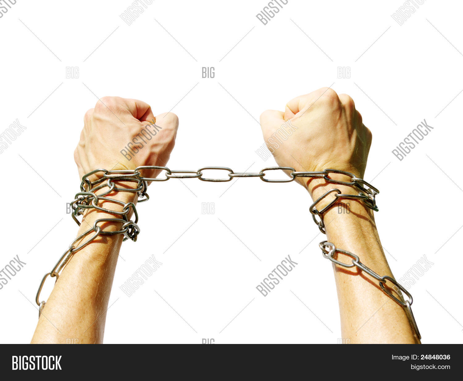 Hands Chained Together Image & Photo (Free Trial) | Bigstock