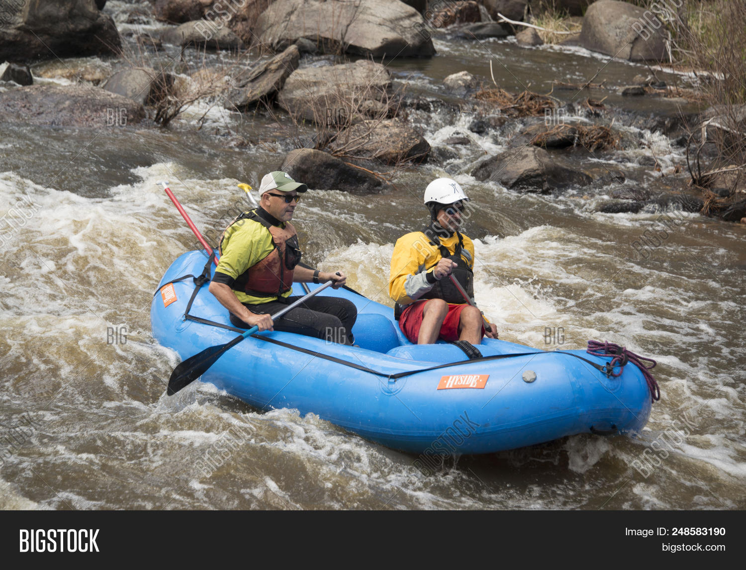 Two Men Whitewater Image & Photo (Free Trial) | Bigstock
