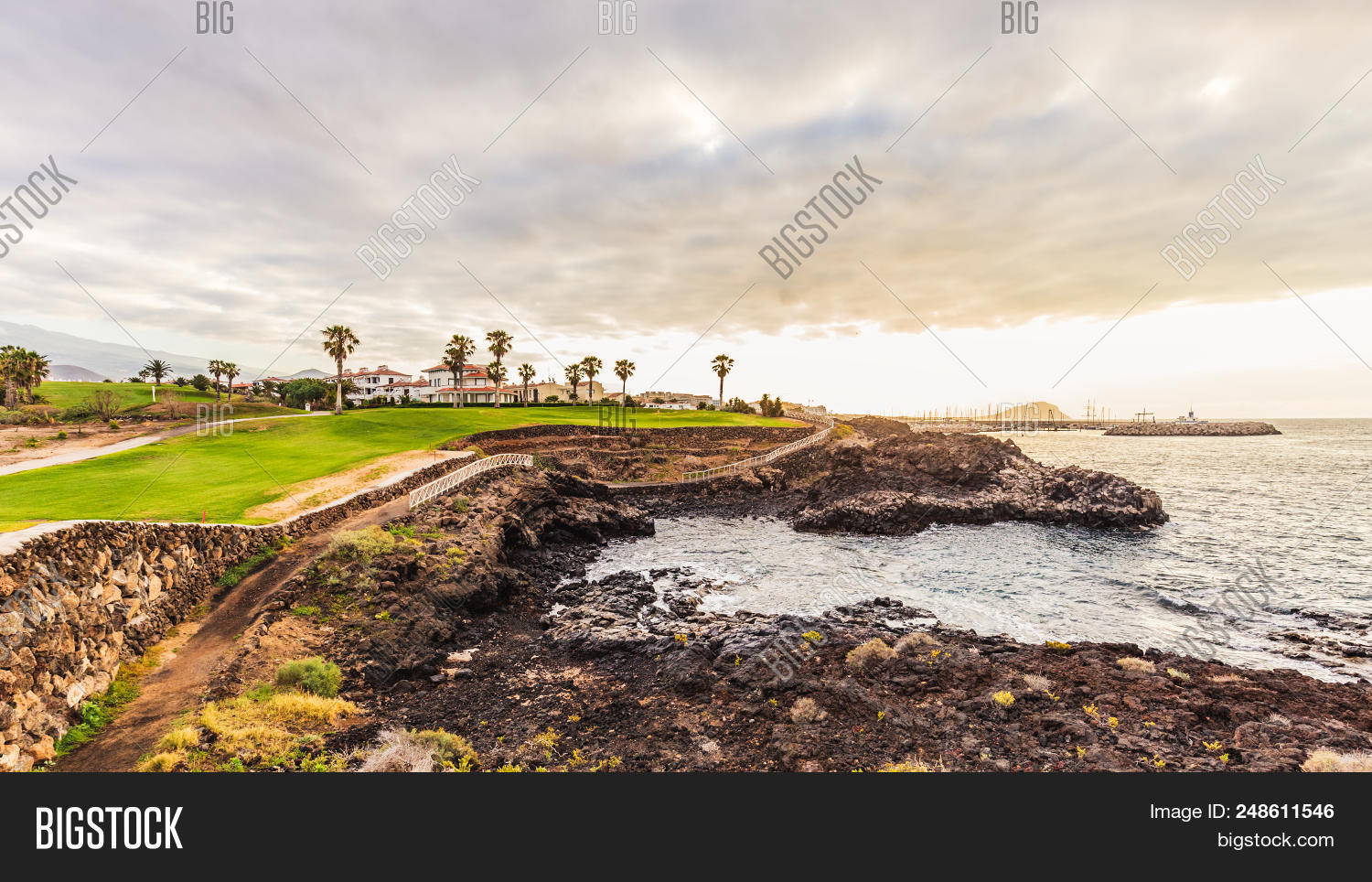Ground Path Handrails Image & Photo (Free Trial) | Bigstock