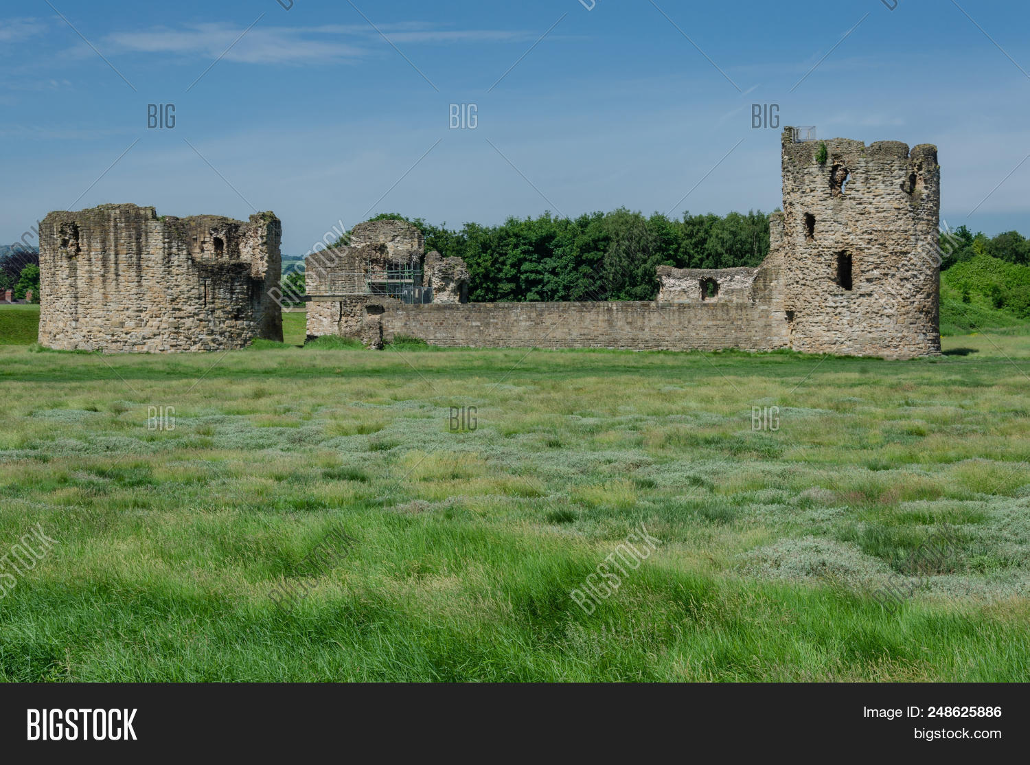 Ruins Flint Castle Image & Photo (Free Trial) | Bigstock