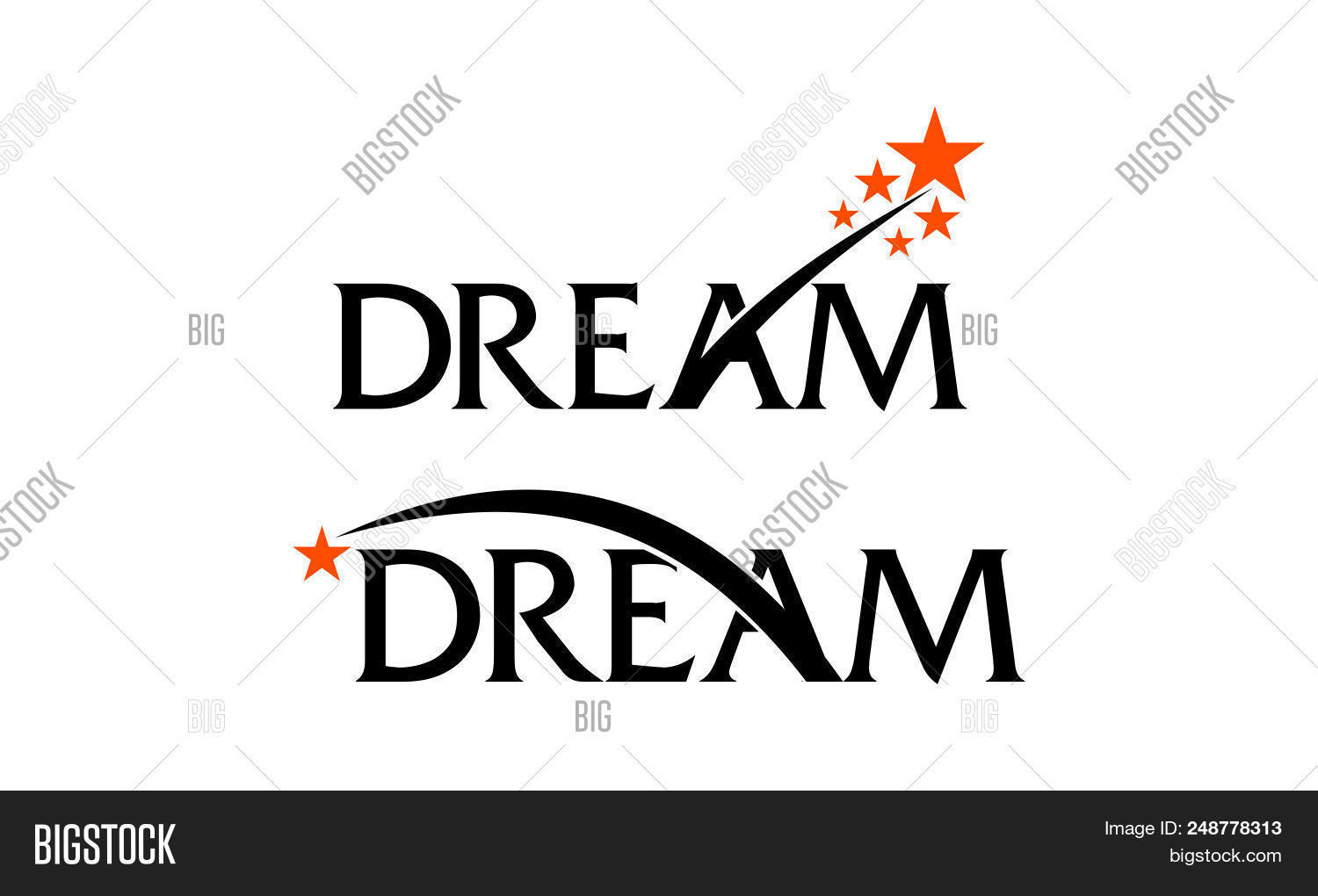 Dreams Word Clipart