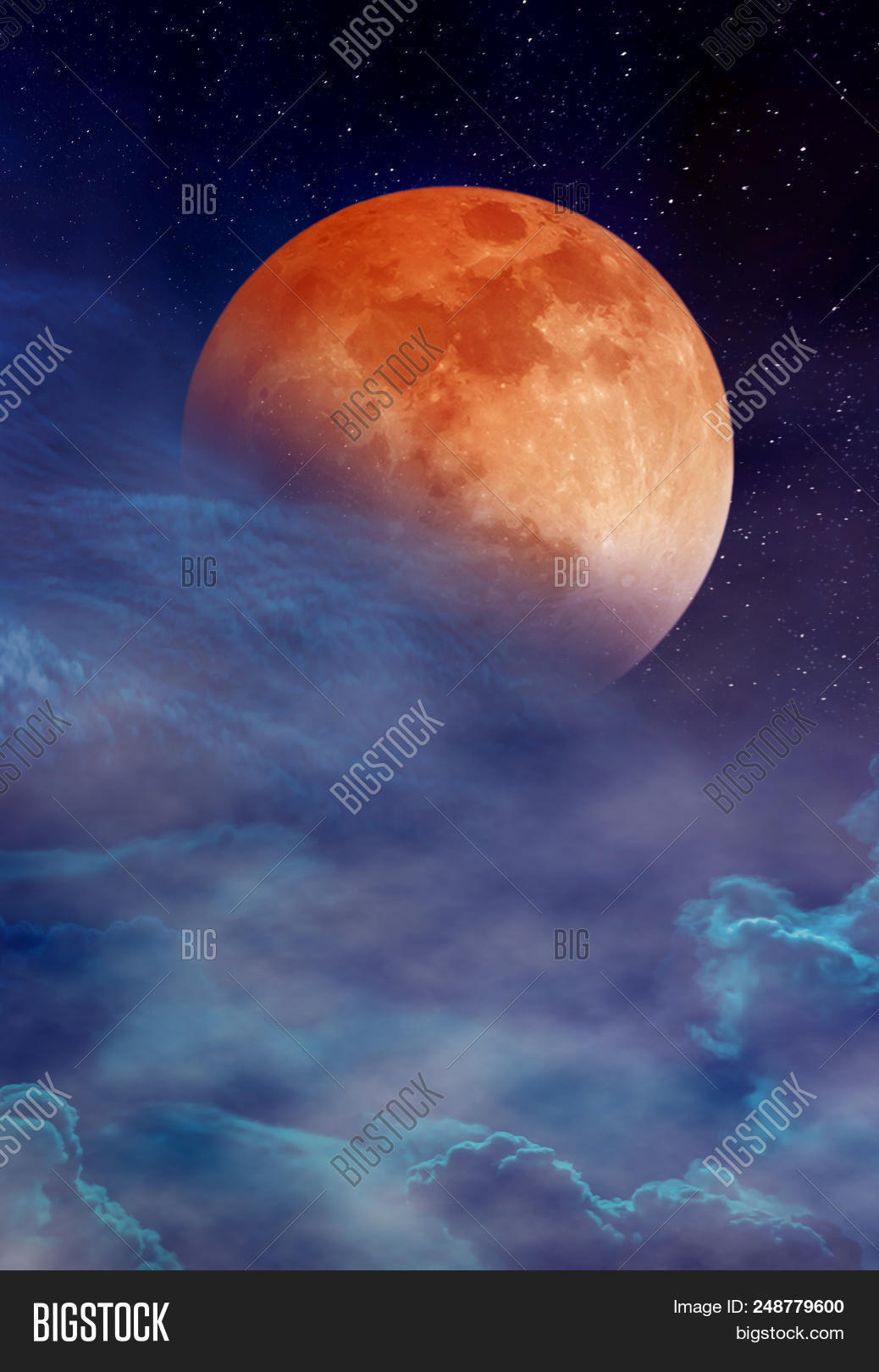 Red Moon Blood Moon Image & Photo (Free Trial) | Bigstock