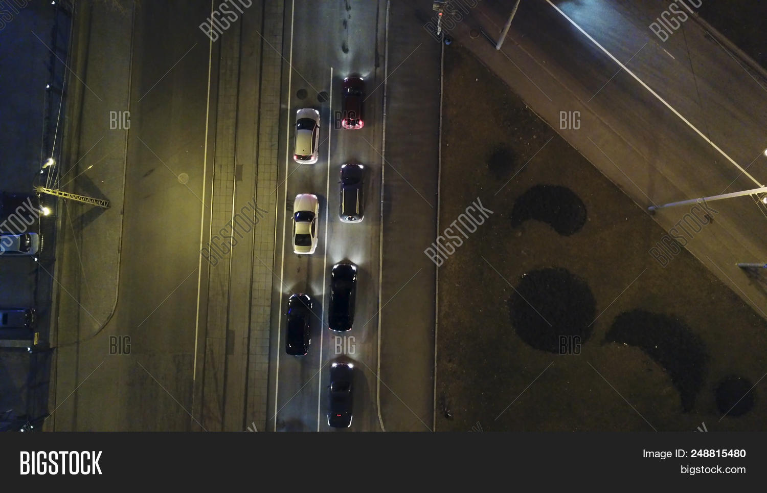 Top View Traffic Jam Image & Photo (Free Trial) | Bigstock