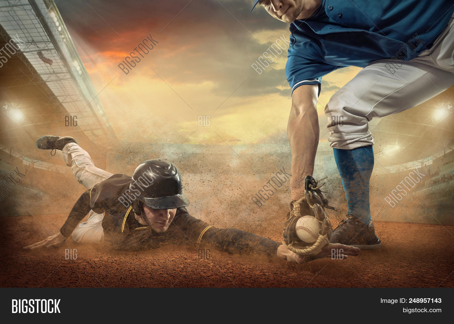 Baseball Players Image & Photo (Free Trial) | Bigstock