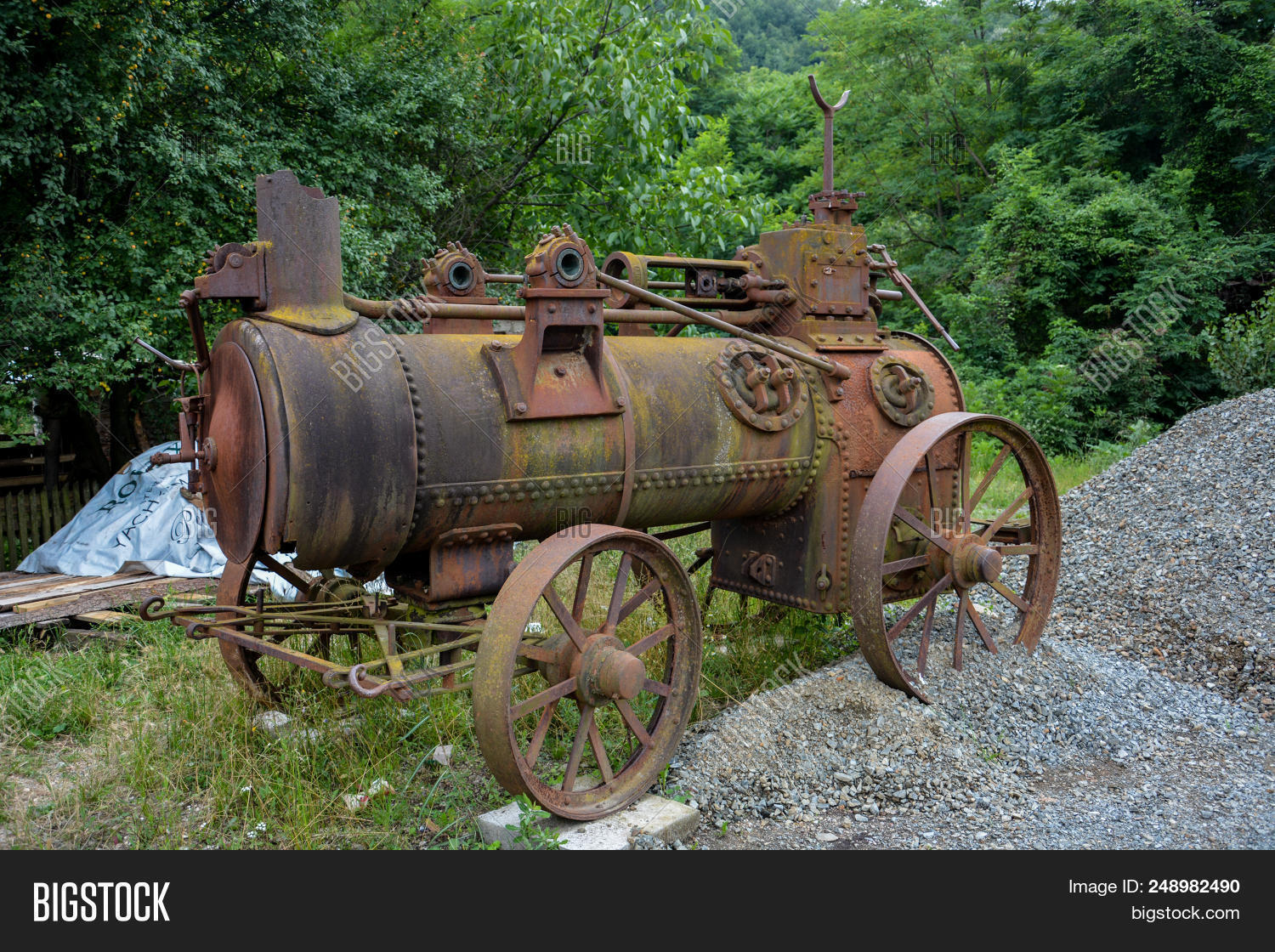 Old Rustic Steam Train Image & Photo (Free Trial) | Bigstock