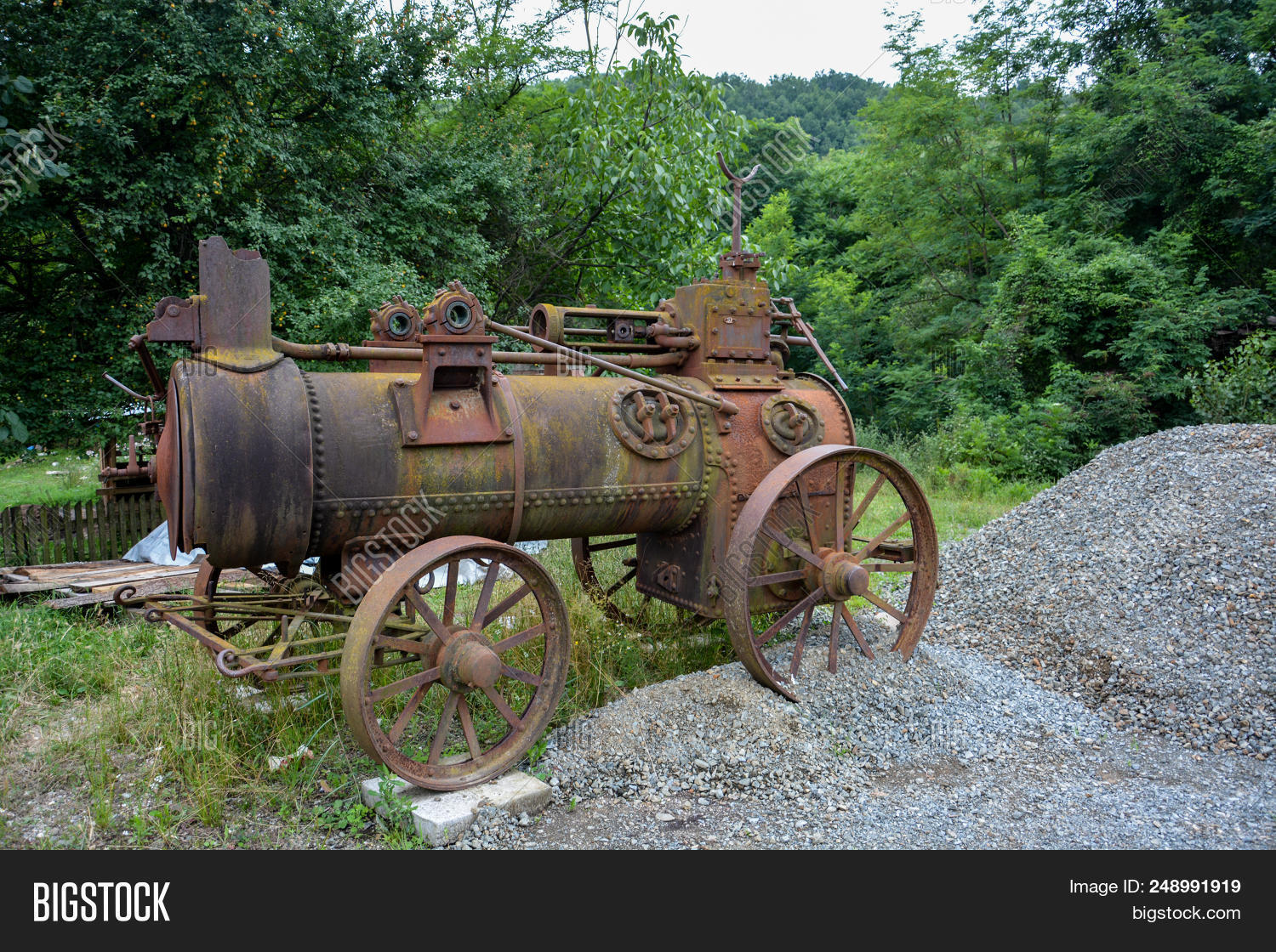 Old Rustic Steam Train Image & Photo (Free Trial) | Bigstock
