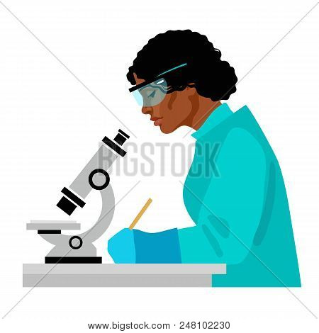 Black Woman Scientist Vector & Photo (Free Trial) | Bigstock
