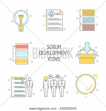 Scrum 矢量图和照片（免费试用） | Bigstock