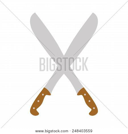 Machetes Cross Vector Vector & Photo (Free Trial) | Bigstock
