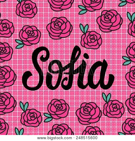 Sofia Name Card Vector & Photo (Free Trial) | Bigstock