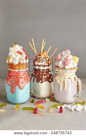 Set Milk Monster Image & Photo (Free Trial) | Bigstock