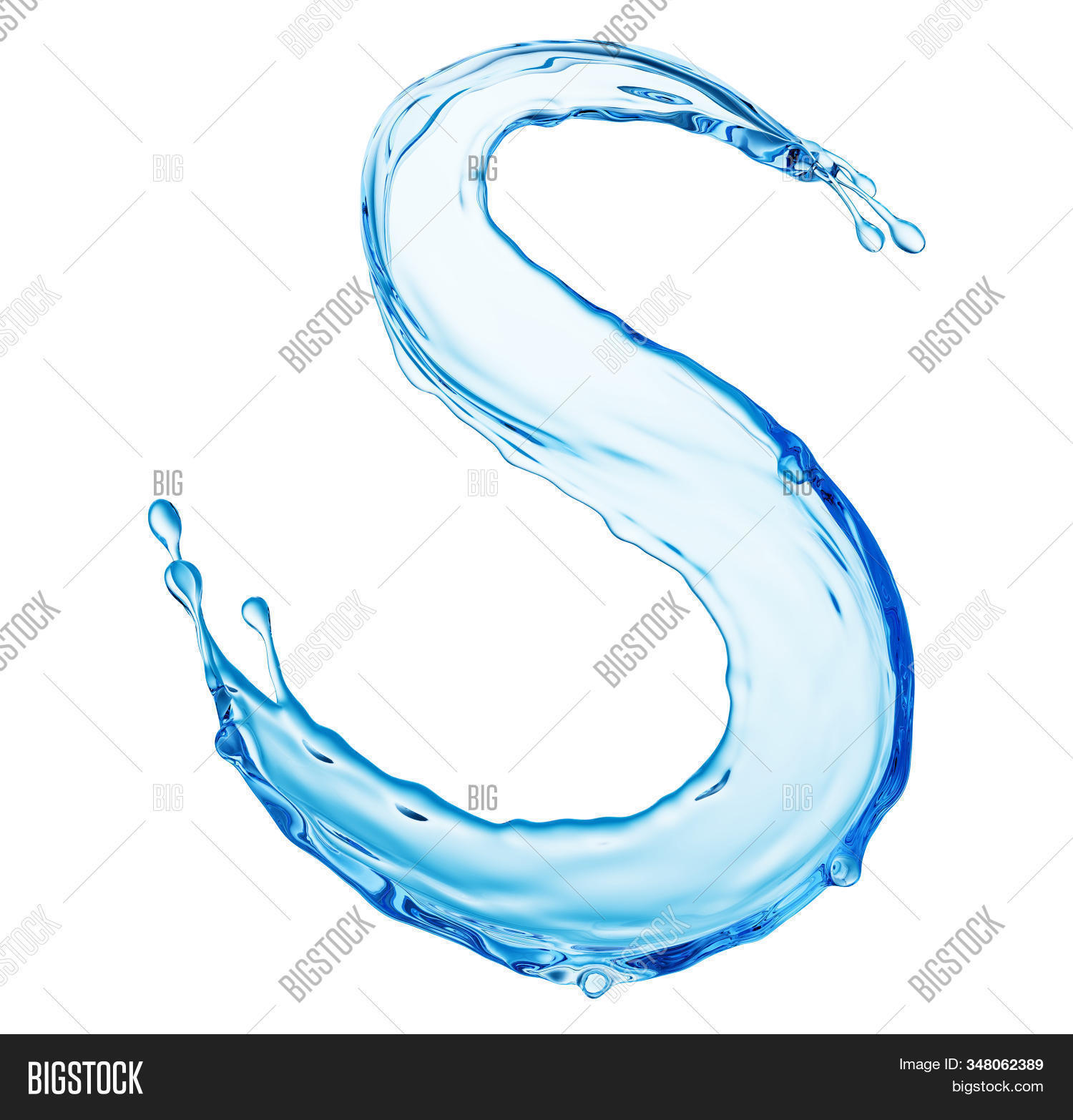 Water Letter S