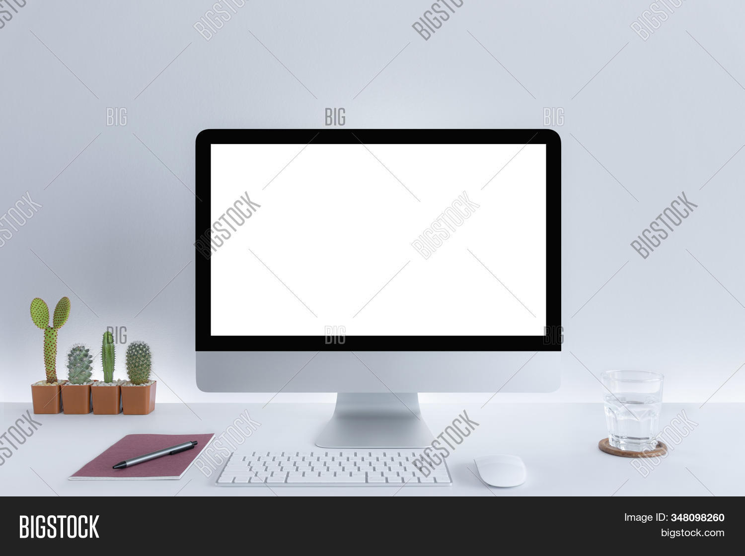 Computer Blank White Image & Photo (Free Trial) | Bigstock