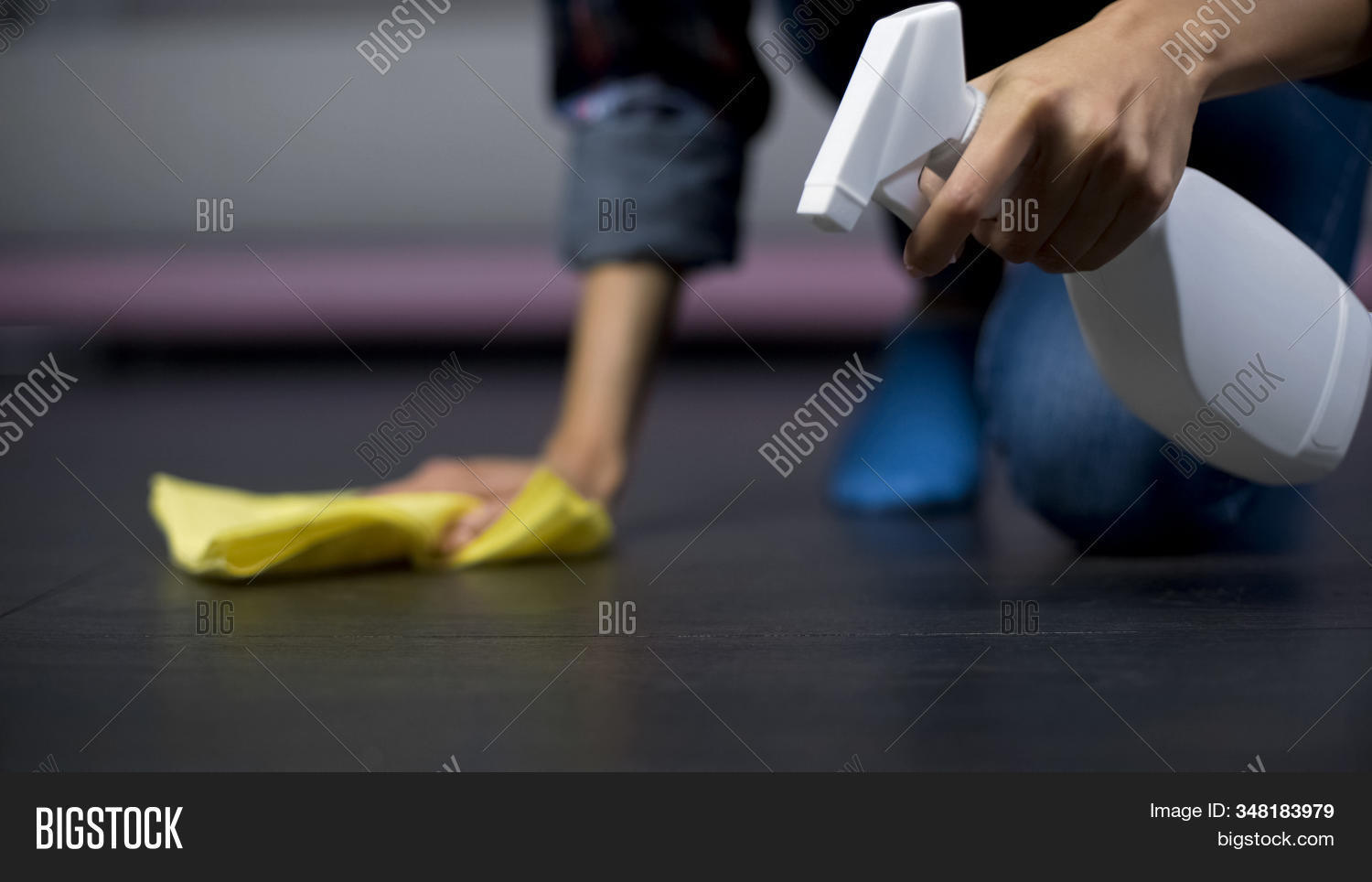 Close- Female Mopping Image & Photo (Free Trial) | Bigstock