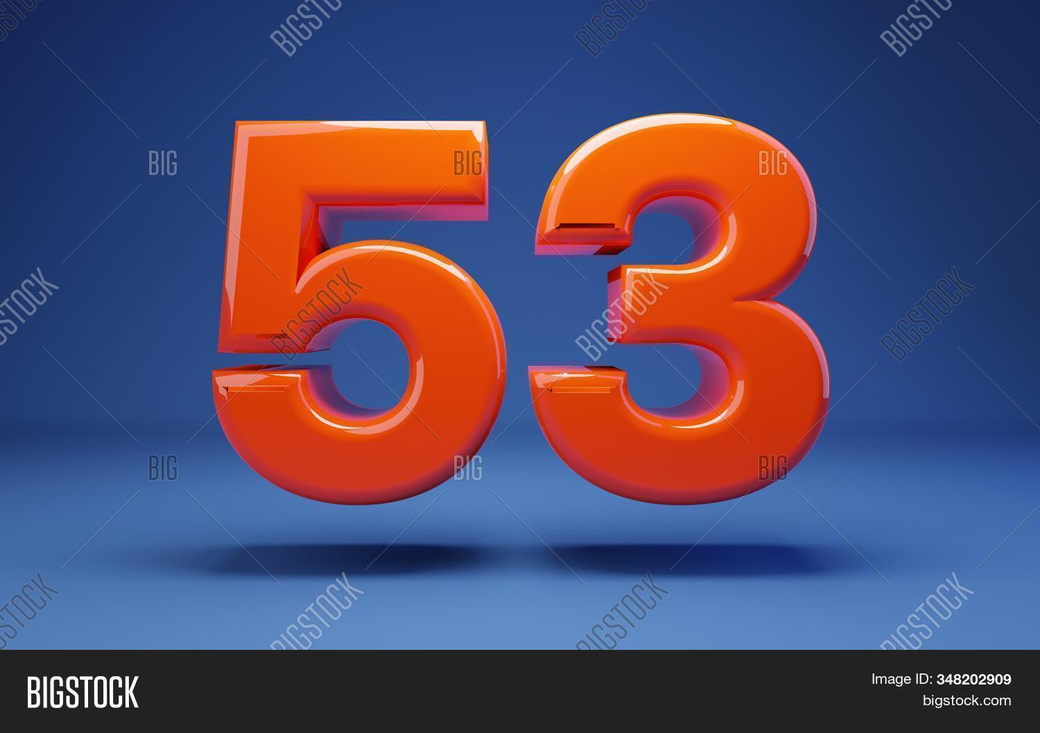 Lush Lava 3d Number 53 Image & Photo (Free Trial) | Bigstock