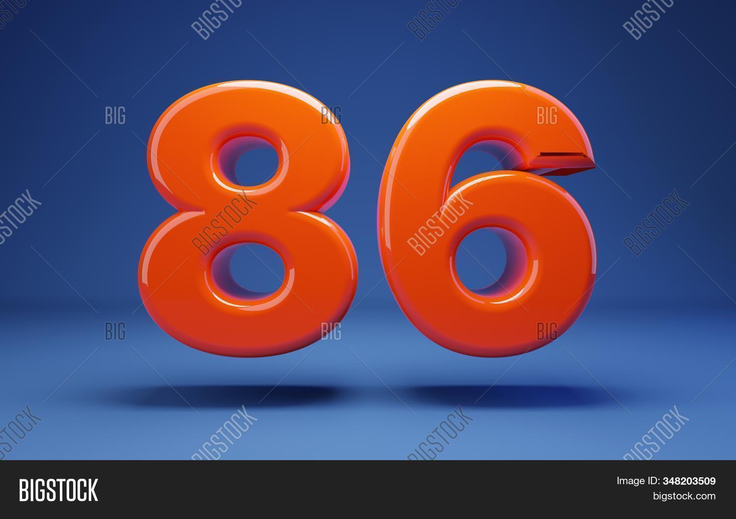 Lush Lava 3d Number 86 Image & Photo (Free Trial) | Bigstock