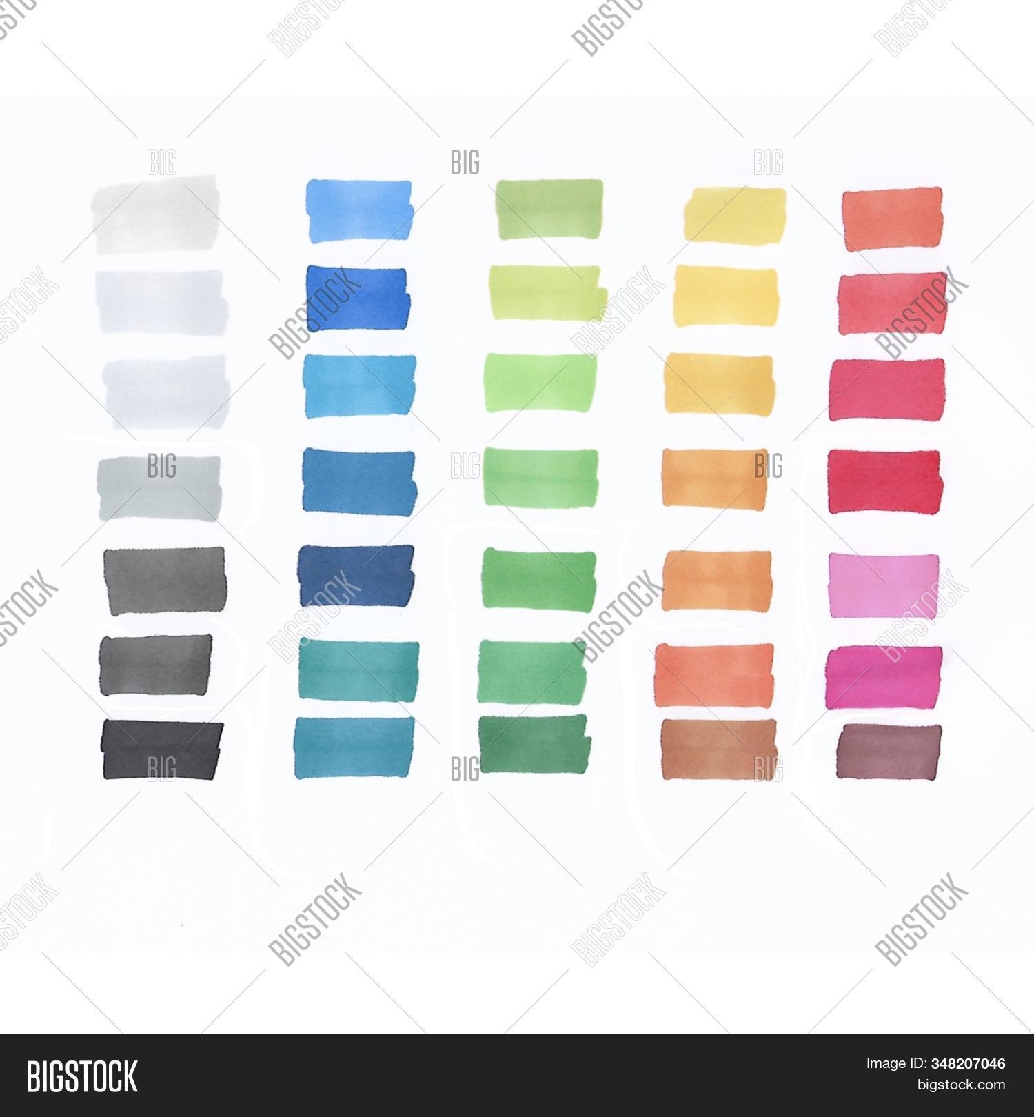 Color Palette Markers Image & Photo (Free Trial) | Bigstock