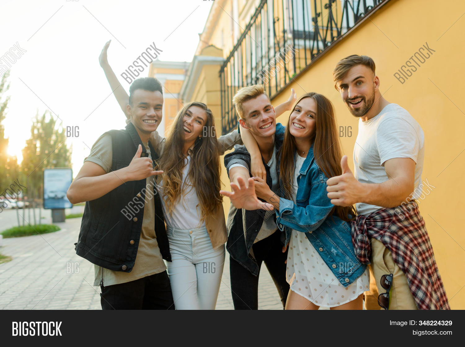 Friends Having Outdoor Image & Photo (Free Trial) | Bigstock