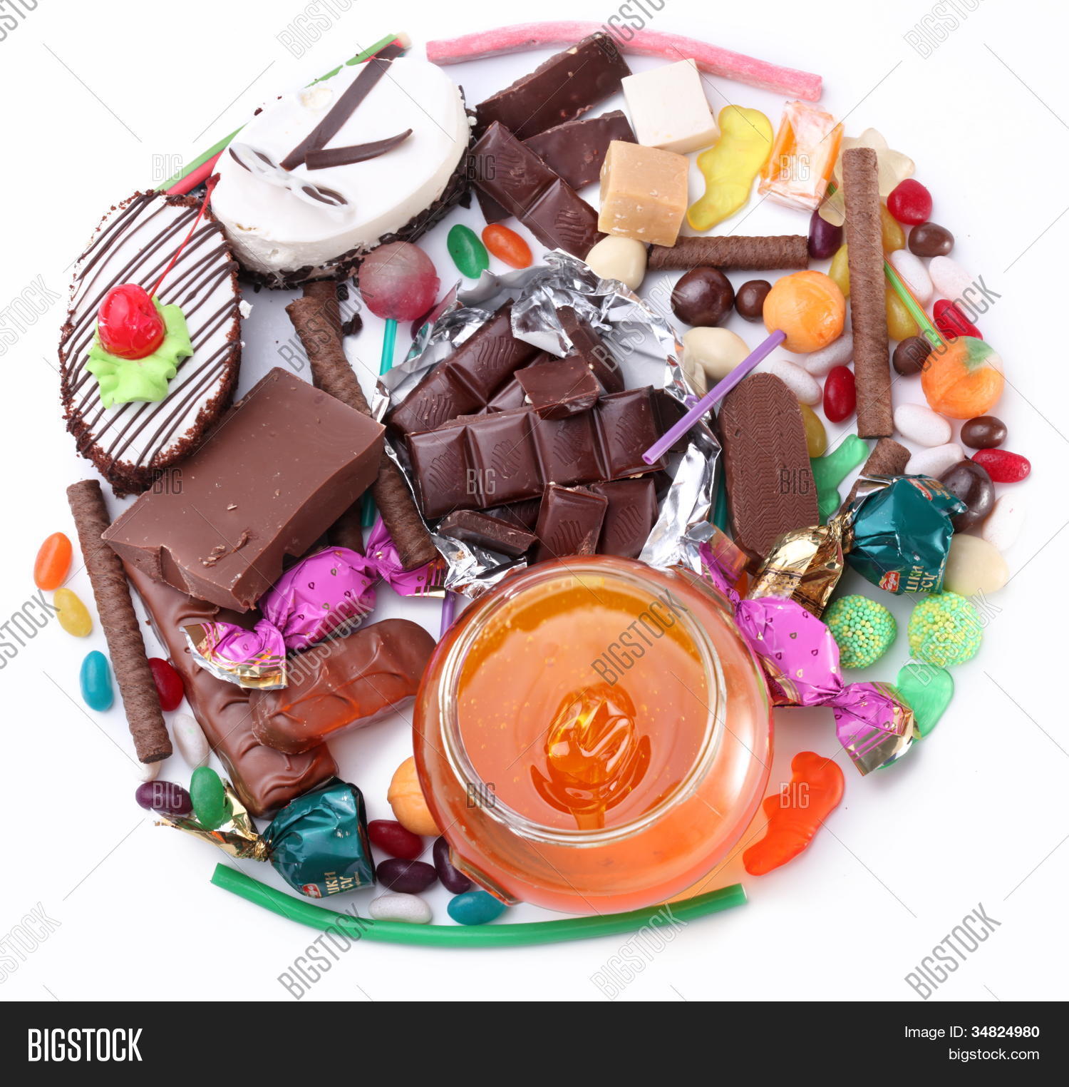 Sweets Form Circle. Image & Photo (Free Trial) | Bigstock