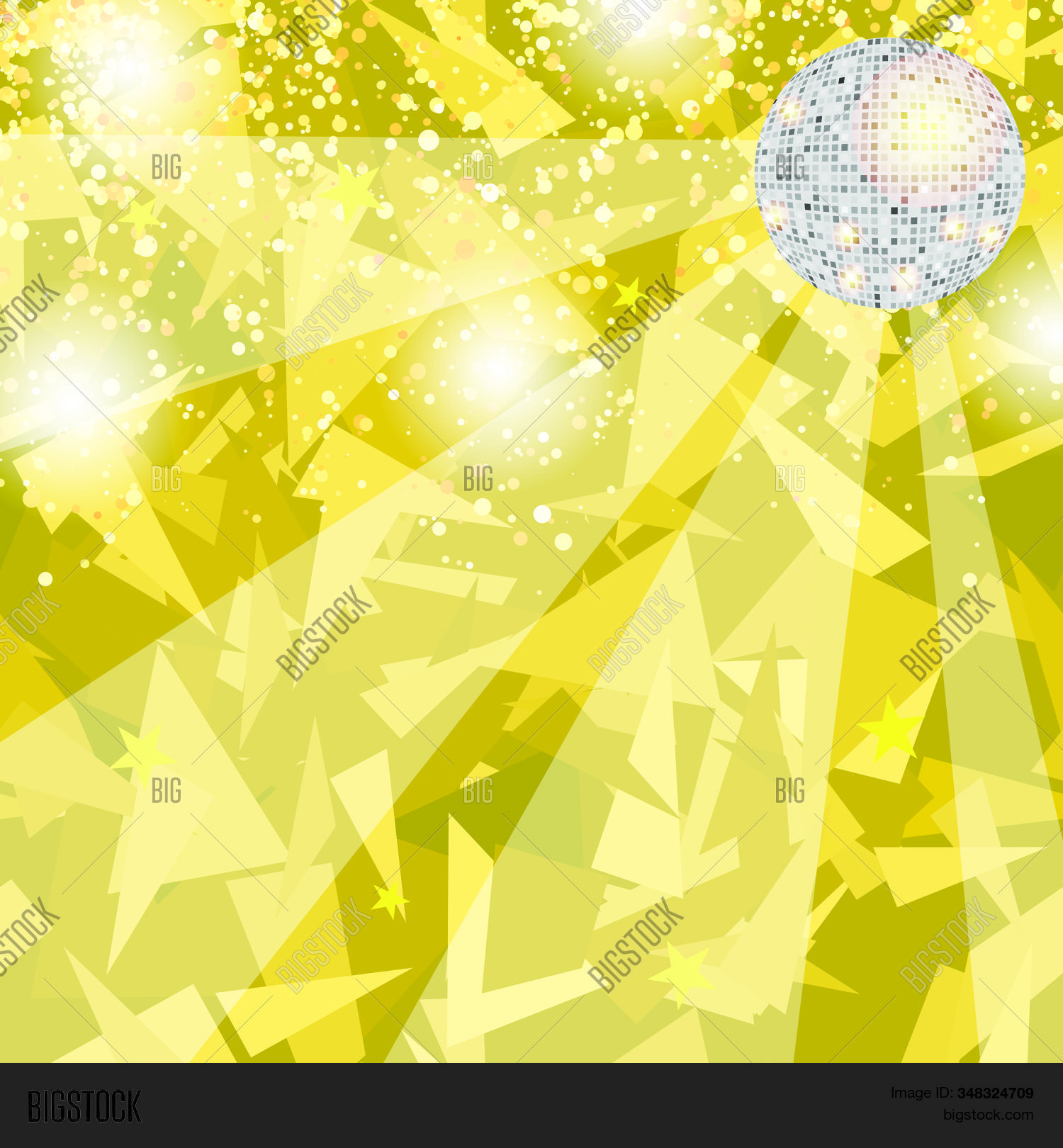 Yellow Night Party Vector & Photo (Free Trial) | Bigstock