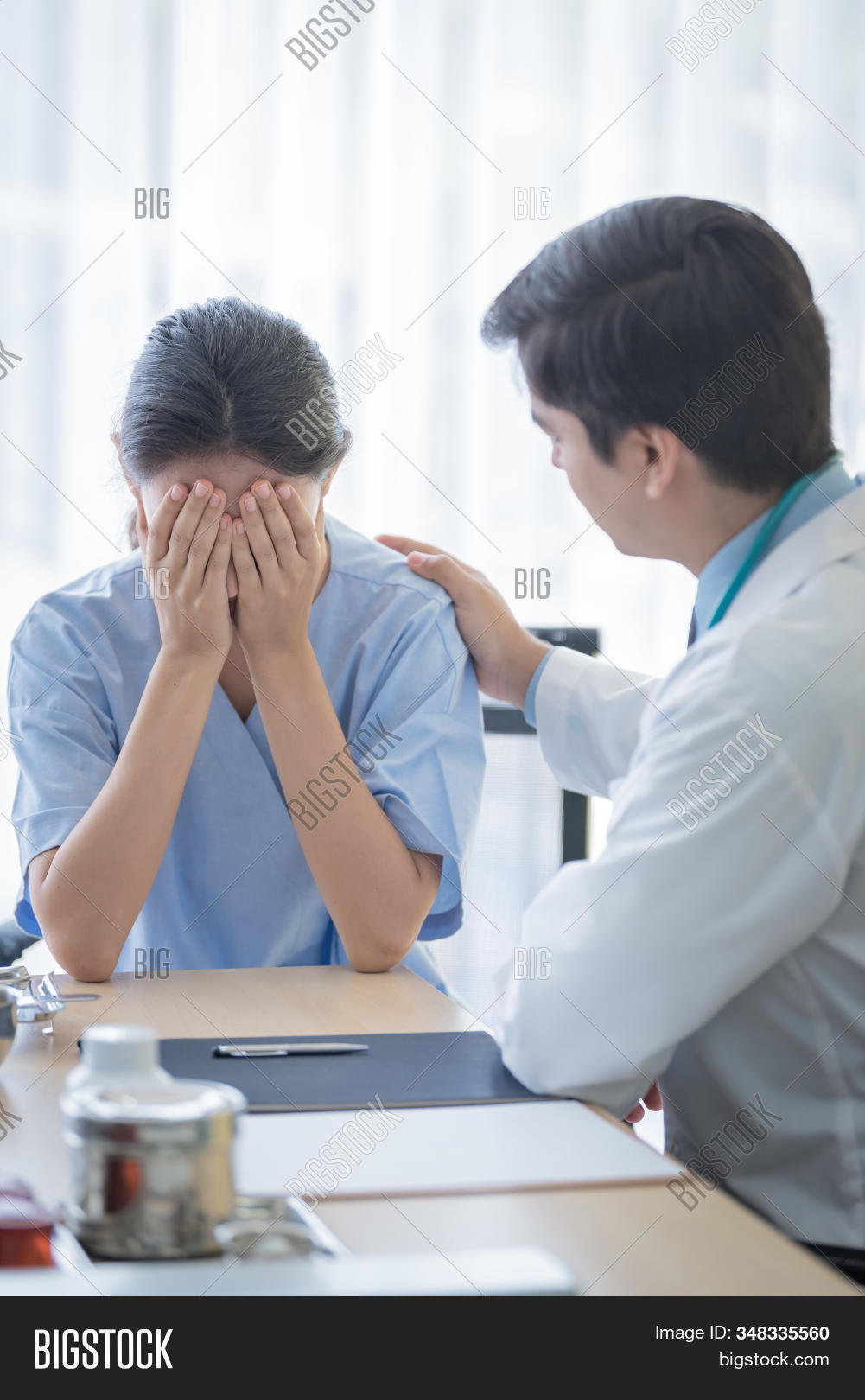 Doctor Takes Care Sick Image & Photo (Free Trial) | Bigstock