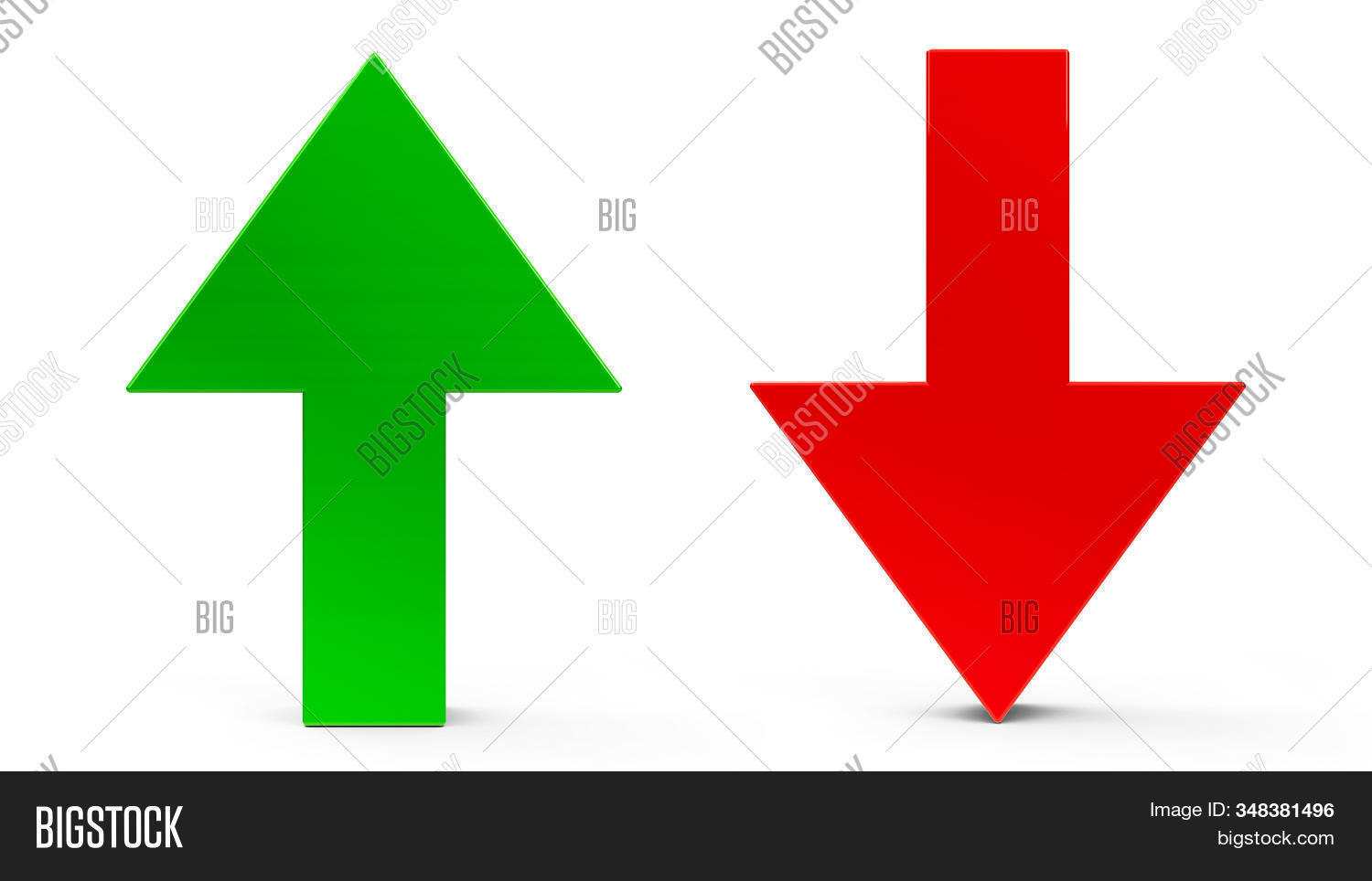 Arrow & Arrow Down Image & Photo (Free Trial) | Bigstock
