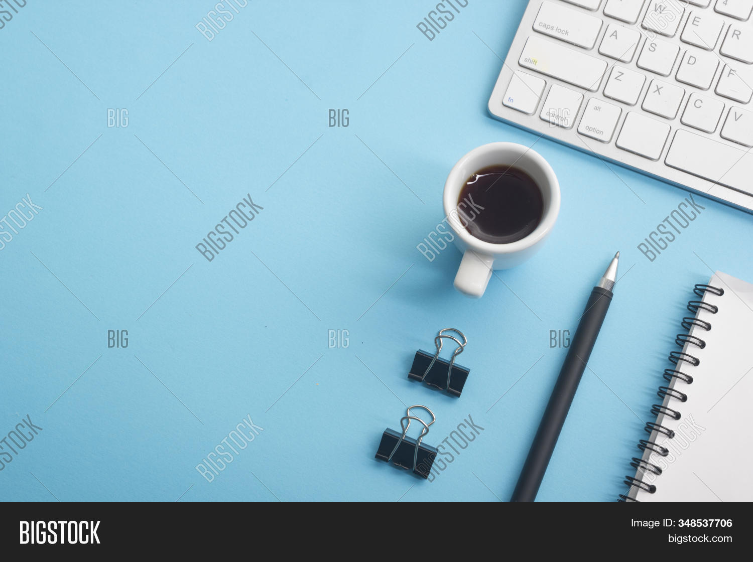 Blue Desk Office Image & Photo (Free Trial) | Bigstock