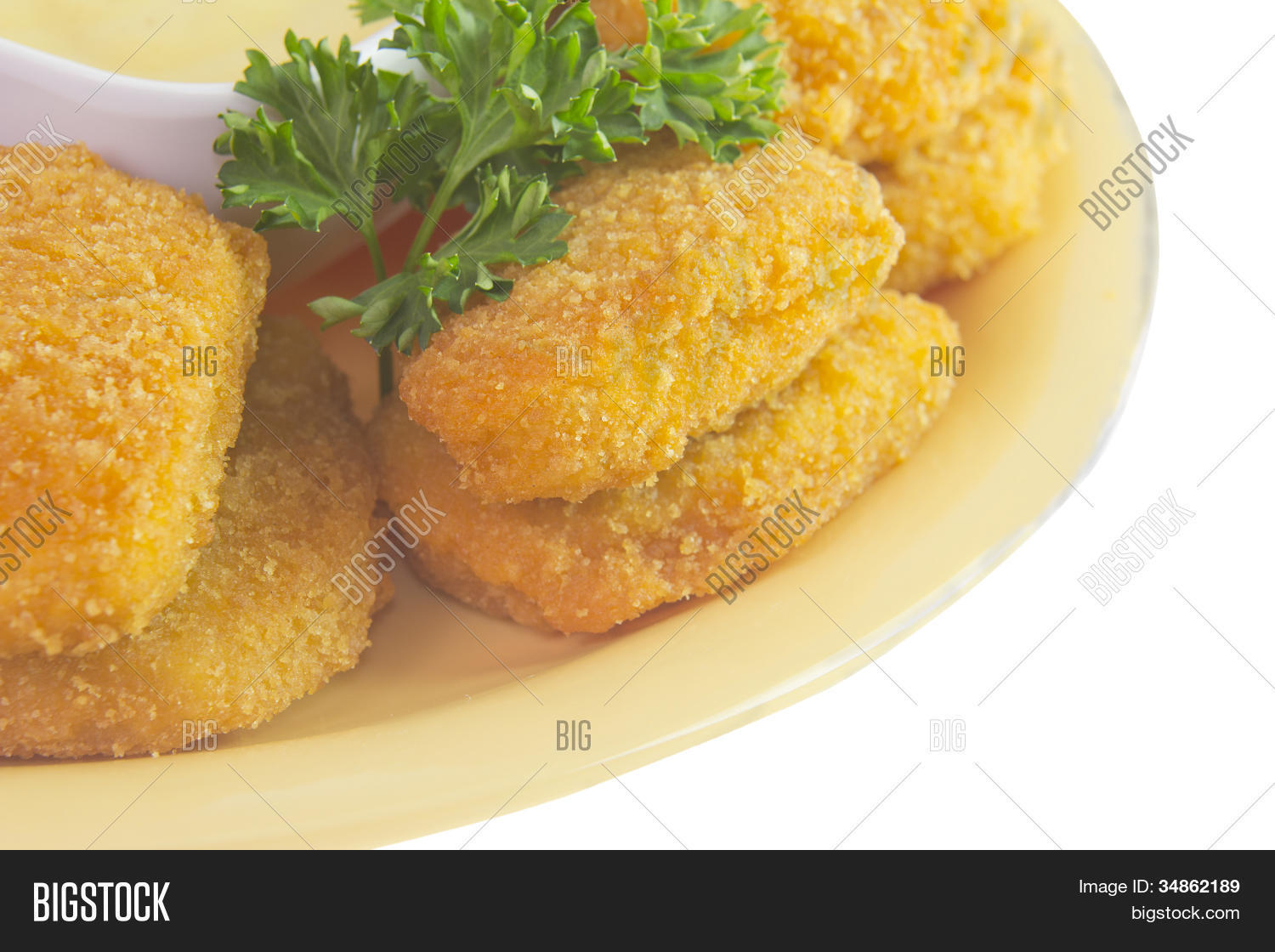 Breaded Chicken Nugget Image & Photo (Free Trial) | Bigstock