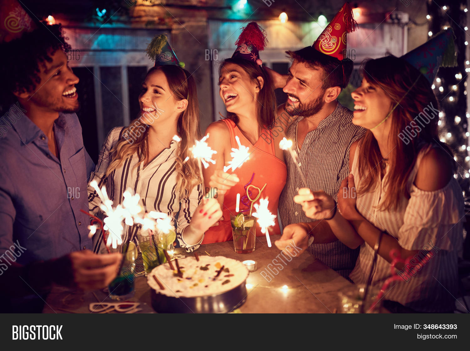 Happy Birthday In Nightclub