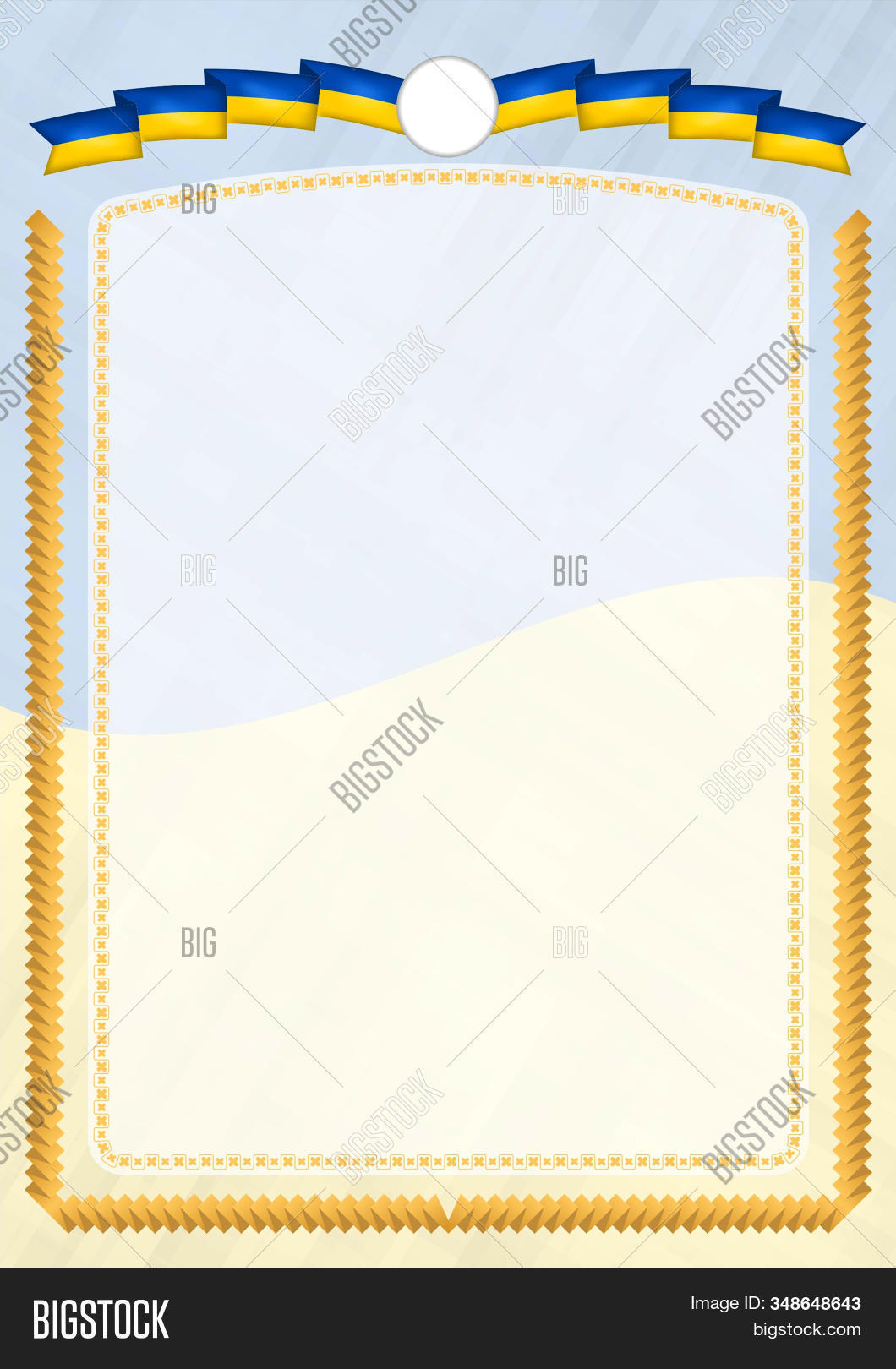 Border Made Ukraine Vector & Photo (Free Trial) | Bigstock