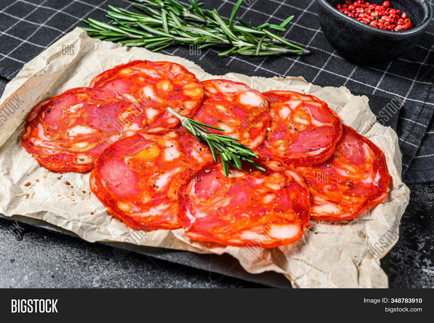 Imagen y foto Sliced Chorizo (prueba gratis) | Bigstock