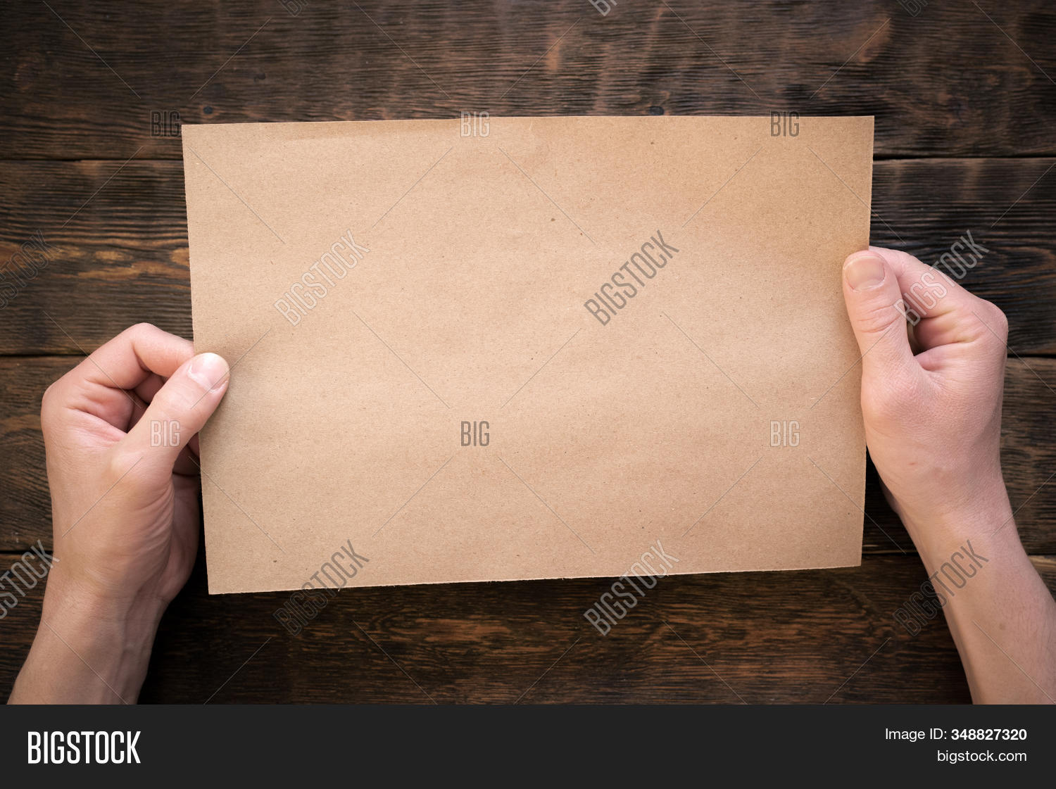 Blank Brown Paper Page Image & Photo (Free Trial) | Bigstock