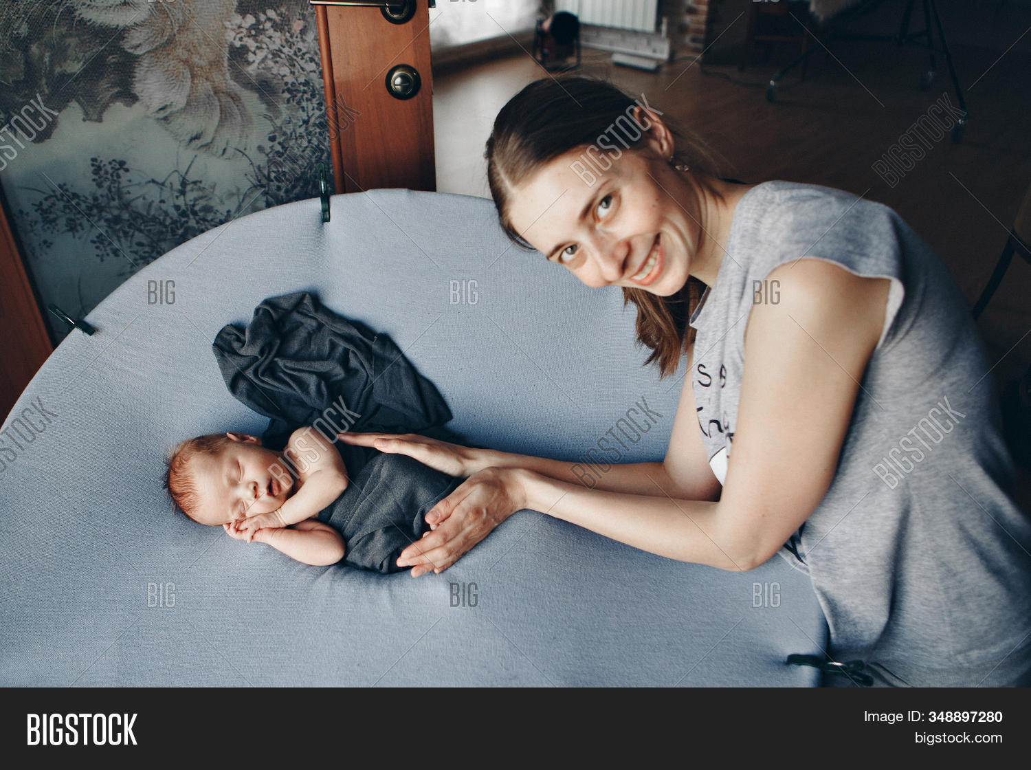 Newborn Baby Lying On Image & Photo (Free Trial) | Bigstock